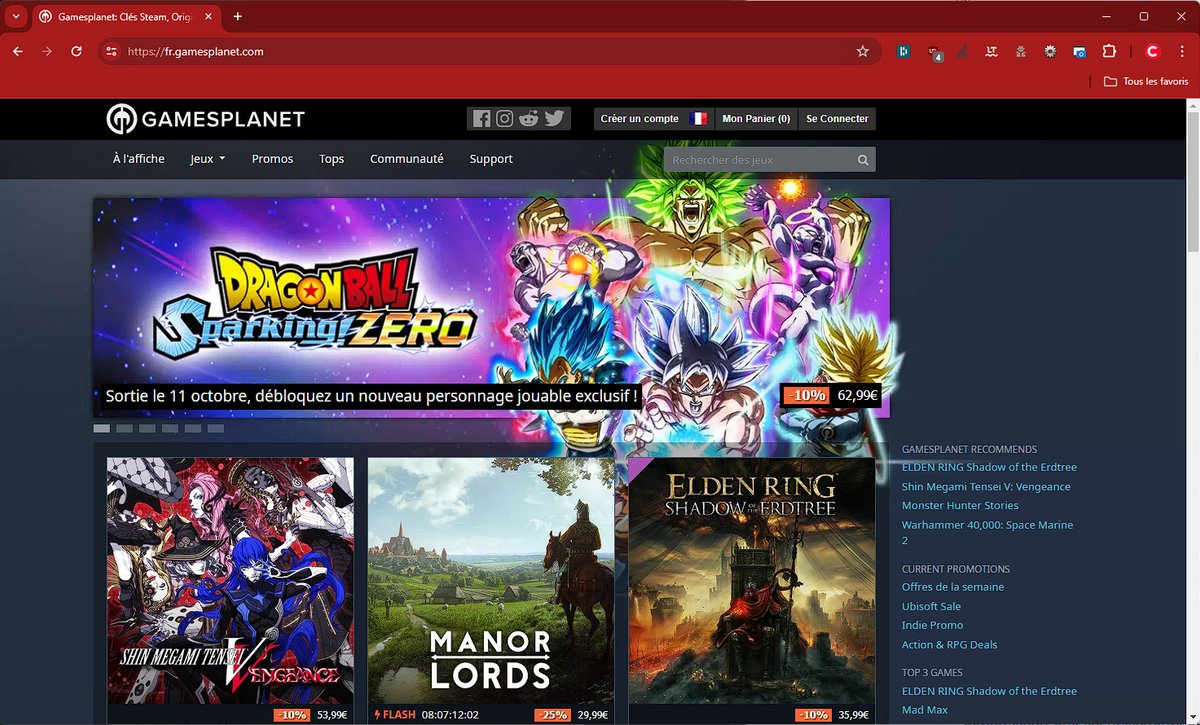 Télécharger Gamesplanet (gratuit) Web - Clubic