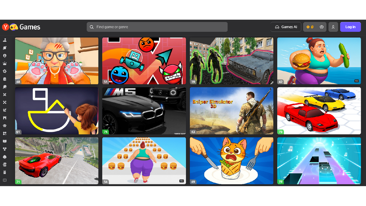 Télécharger Yandex Games (gratuit) Android, iOS, Web - Clubic