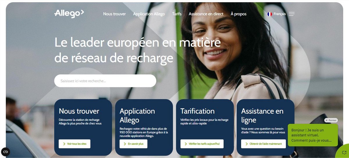 Télécharger Allego (gratuit) Web, Android, iOS - Clubic