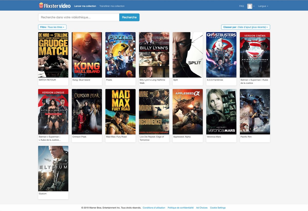 Télécharger Flixster (gratuit) Android, iOS - Clubic