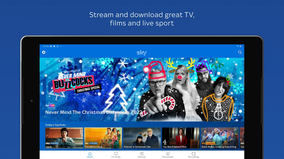 Télécharger Sky Go (gratuit) Android, iOS, Windows, Mac - Clubic