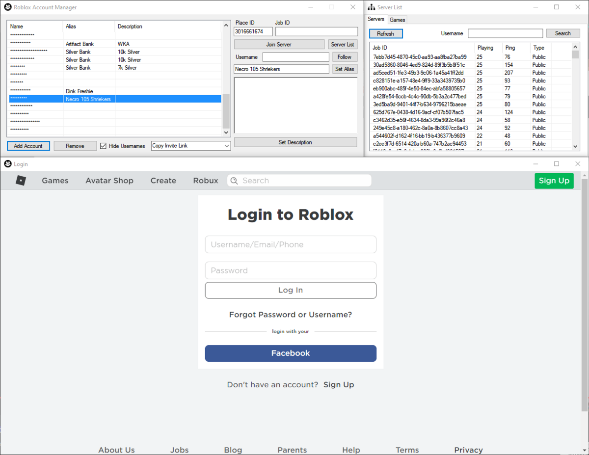 Télécharger Roblox Account Manager (gratuit) Windows - Clubic