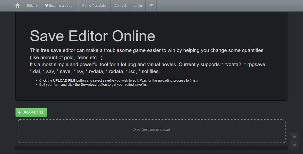 Télécharger Save Editor (gratuit) Web - Clubic