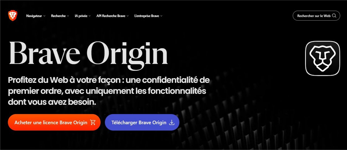 Télécharger Brave Origin (gratuit) Windows, Mac, Linux - Clubic