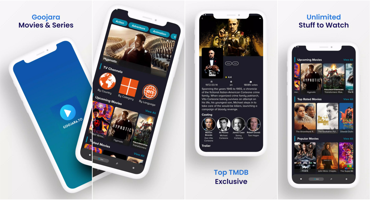 Télécharger Goojara : Movies series anime (gratuit) Android, Web - Clubic