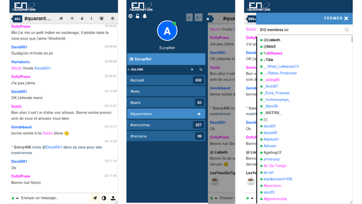 Télécharger Chat EuropNet (gratuit) Web, Android - Clubic