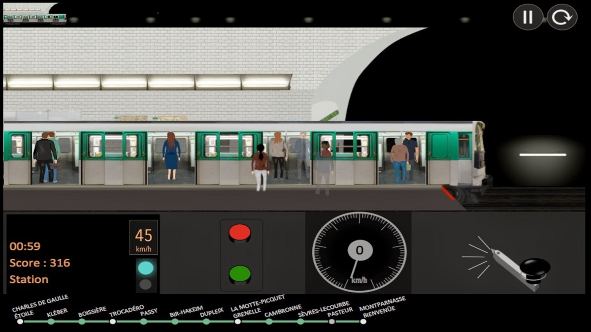 Télécharger Paris Metro Simulator (gratuit) Web, Android - Clubic