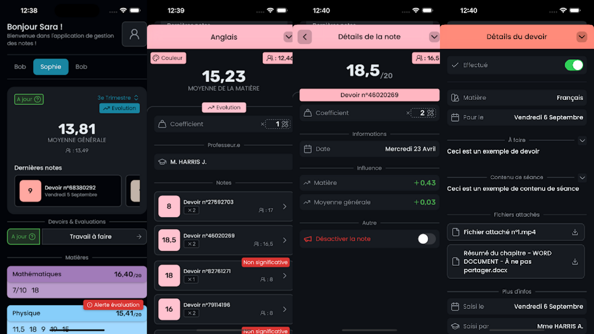 Télécharger MoyennesED (gratuit) Android, iOS, Web - Clubic