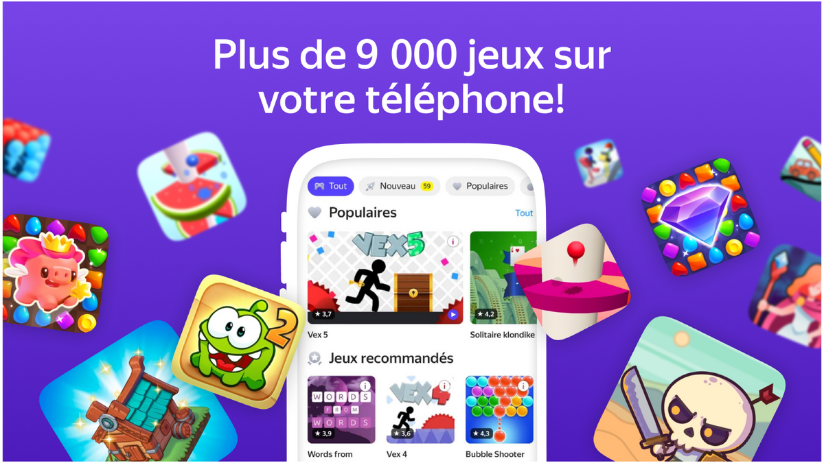 Télécharger Yandex Games (gratuit) Android, iOS, Web - Clubic
