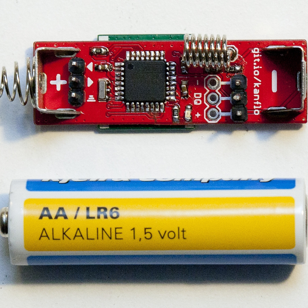 Un Arduino réduit à la taille d'une pile