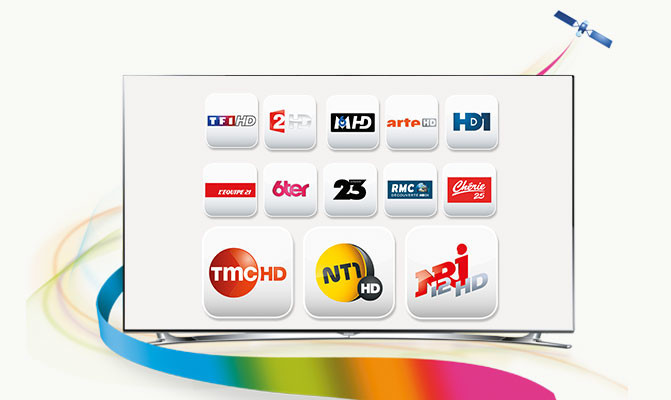 3 chaînes de la TNT passent en HD... sur le satellite