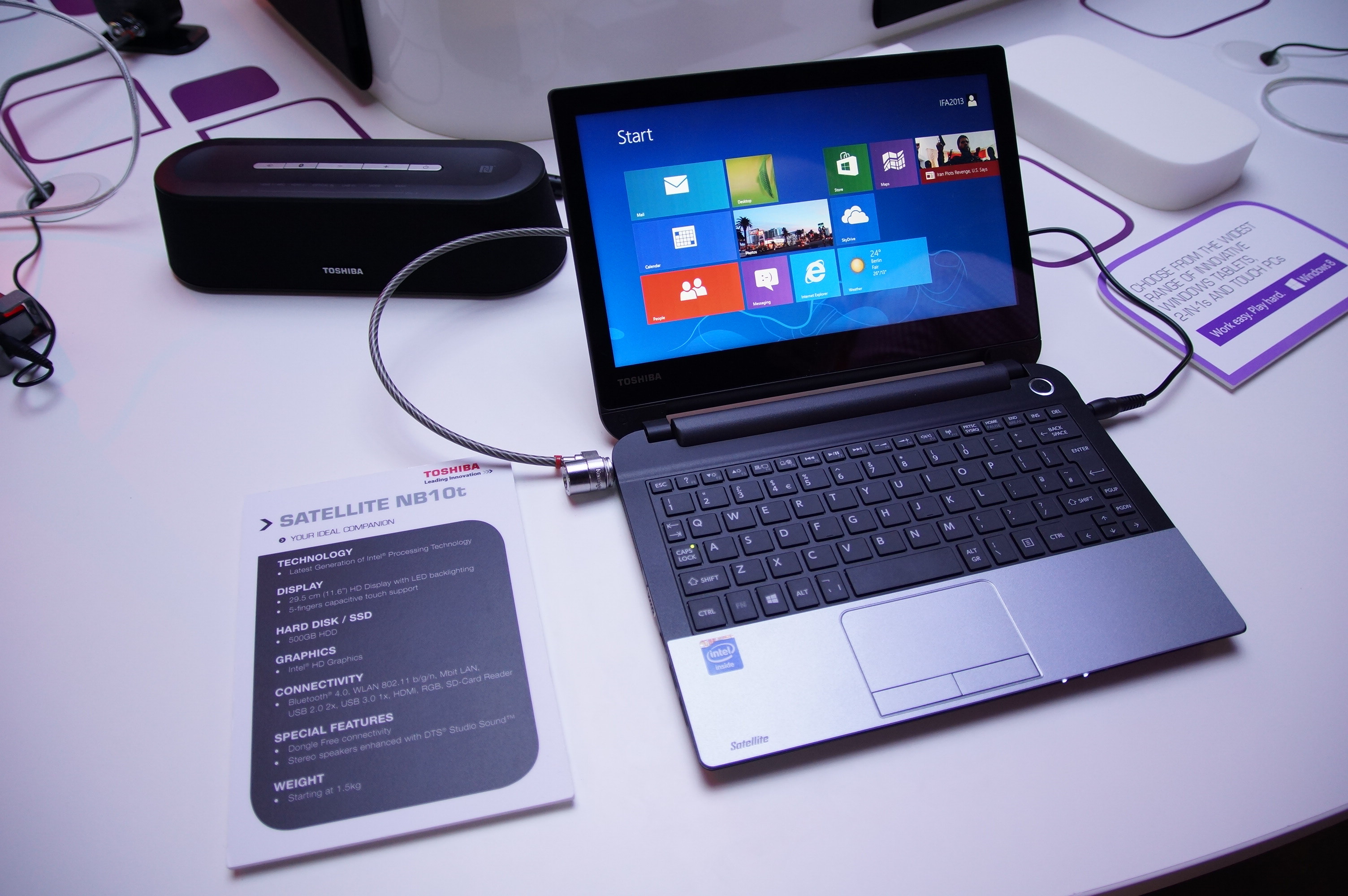 Toshiba : un netbook tactile et une tablette convertible sous Windows 8.1