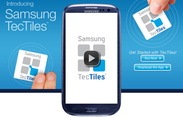 Samsung TecTiles : des tags NFC pour le Galaxy S III