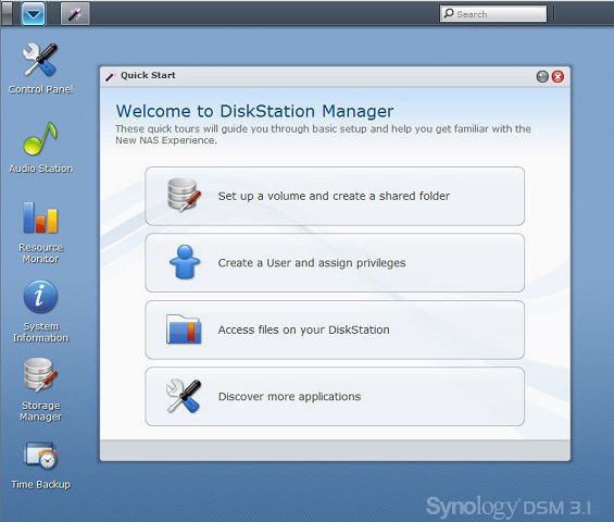 NAS : Synology lance son interface DSM 3.1 et parle d'avenir