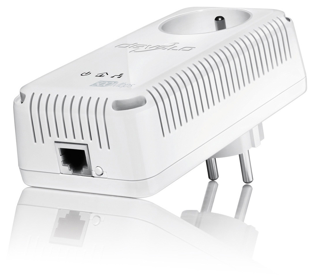 Devolo dLAN 500 AVplus : du CPL 500 Mbps à prise femelle intégrée