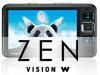 Creative Zen Vision W : la vidéo prend le large