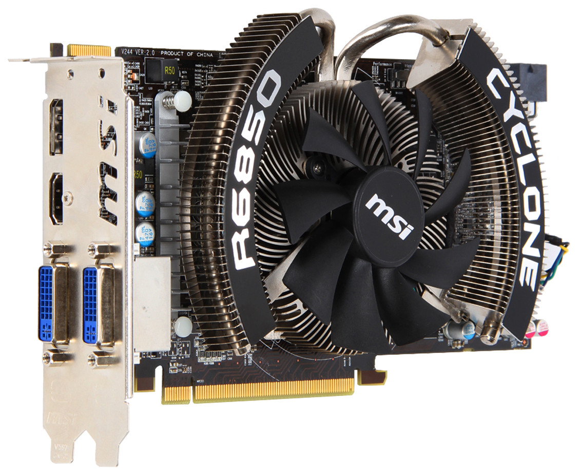 MSI R6850 Cyclone Power Edition : une Radeon mieux refroidie et overclockée