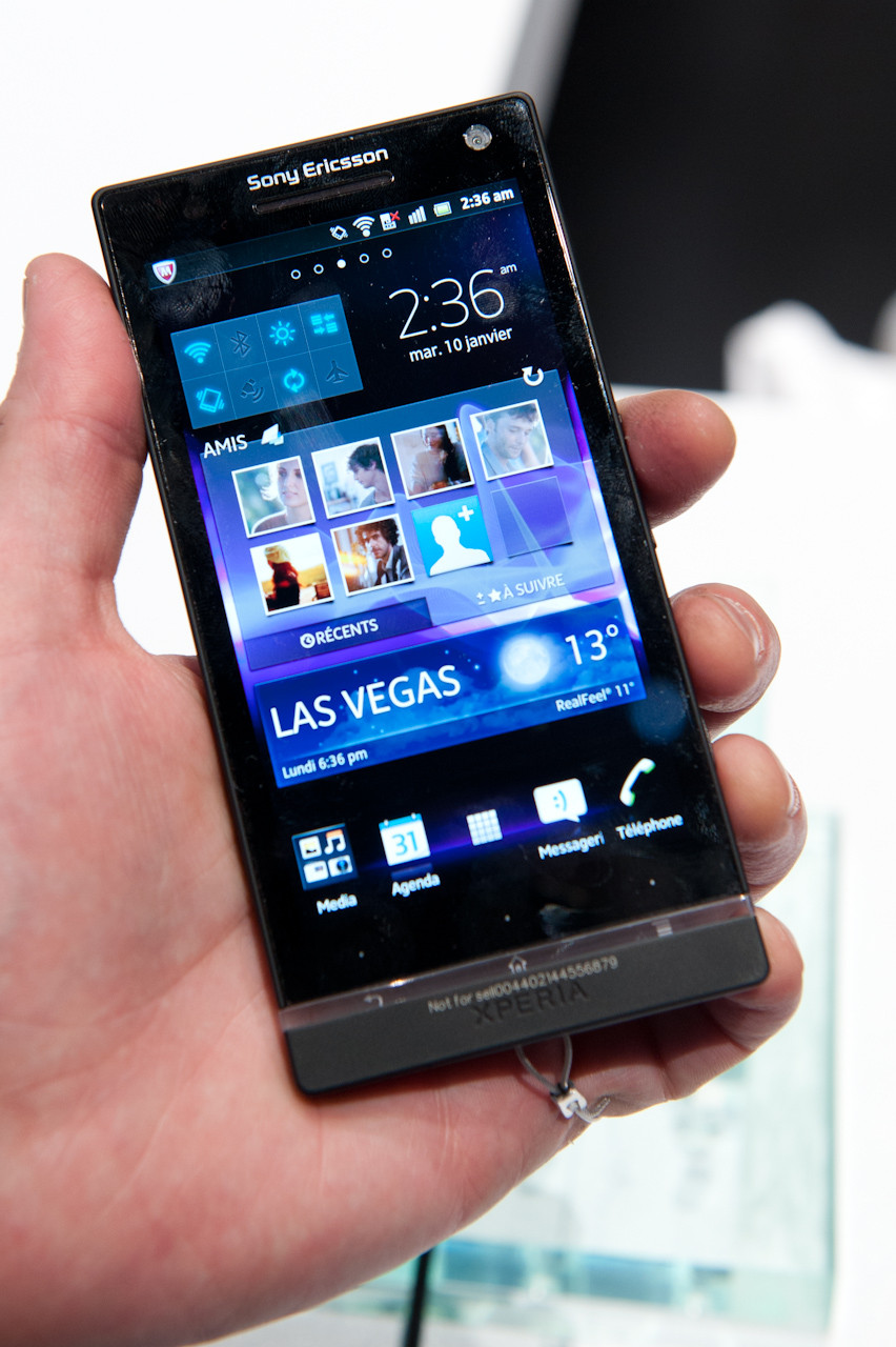 CES 2012 : Sony Ericsson Xperia S à écran HD et Walkman Z1000 sous Android