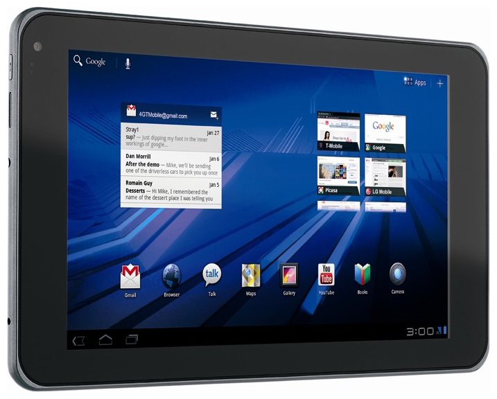 LG G-Slate : une tablette Android 3.0 à écran et caméra 3D