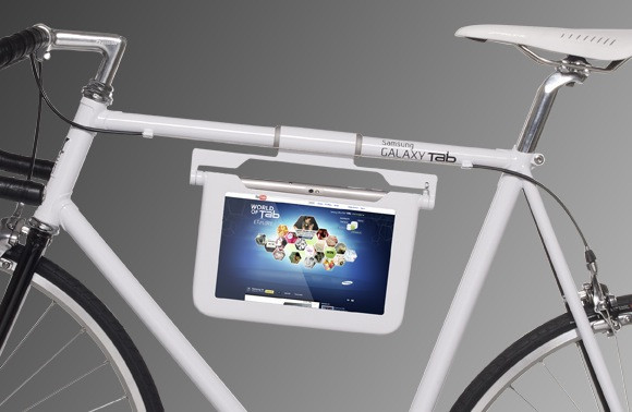 Samsung dévoile un vélo qui embarque une tablette Galaxy Tab 10.1