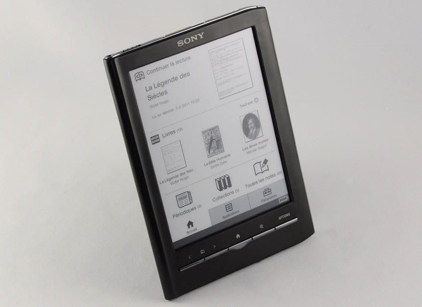 Test Sony Reader PRS-650 : le confort de lecture en musique