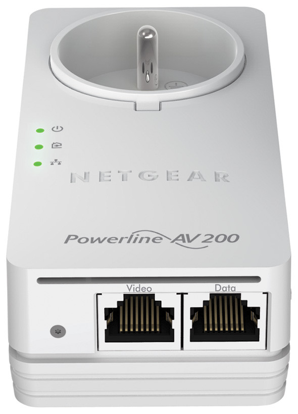 Netgear XAV2602 : adaptateur CPL compact à deux prises Ethernet