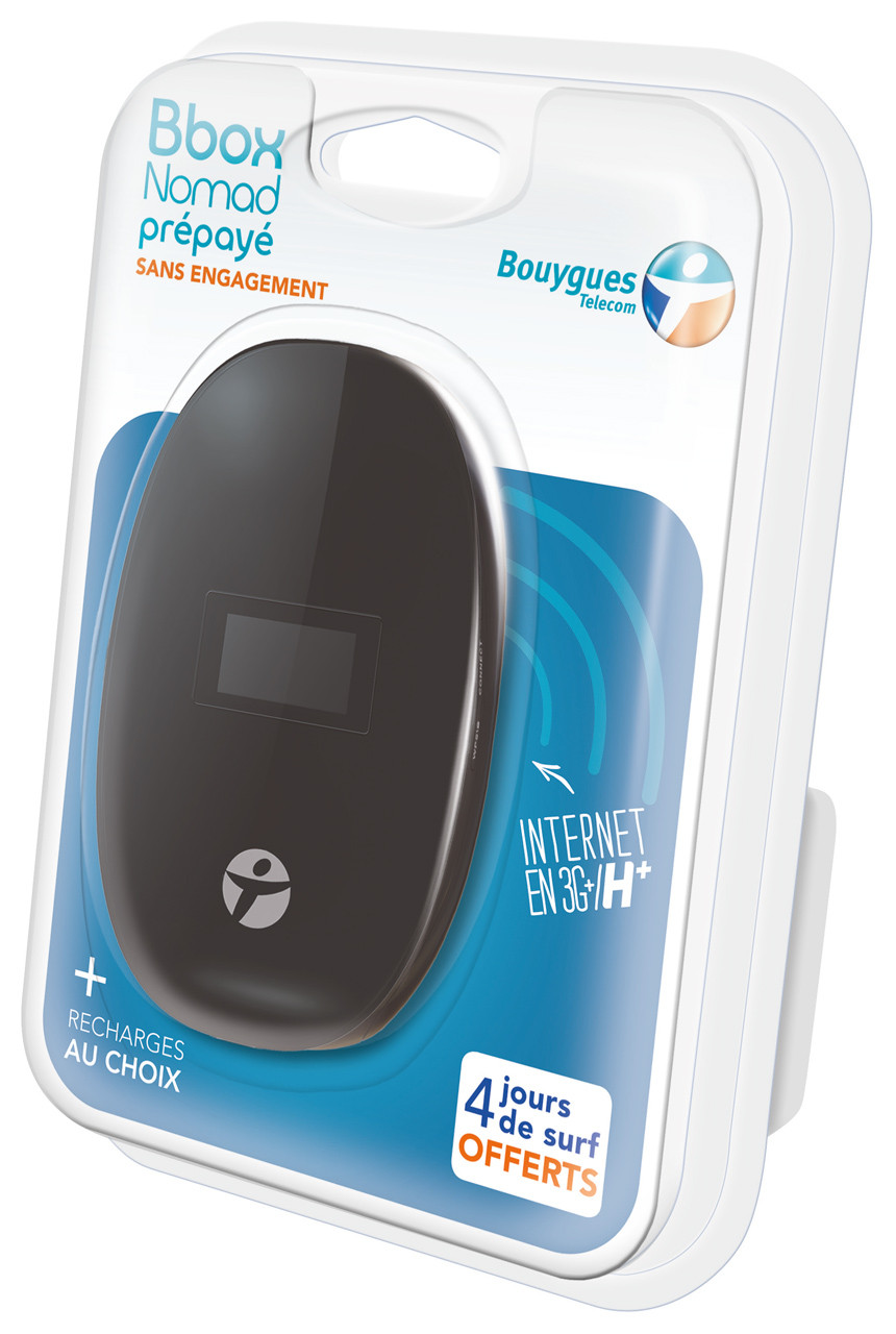 Bbox Nomad prépayé : nouveau coffret et nouvelles recharges pour vacanciers