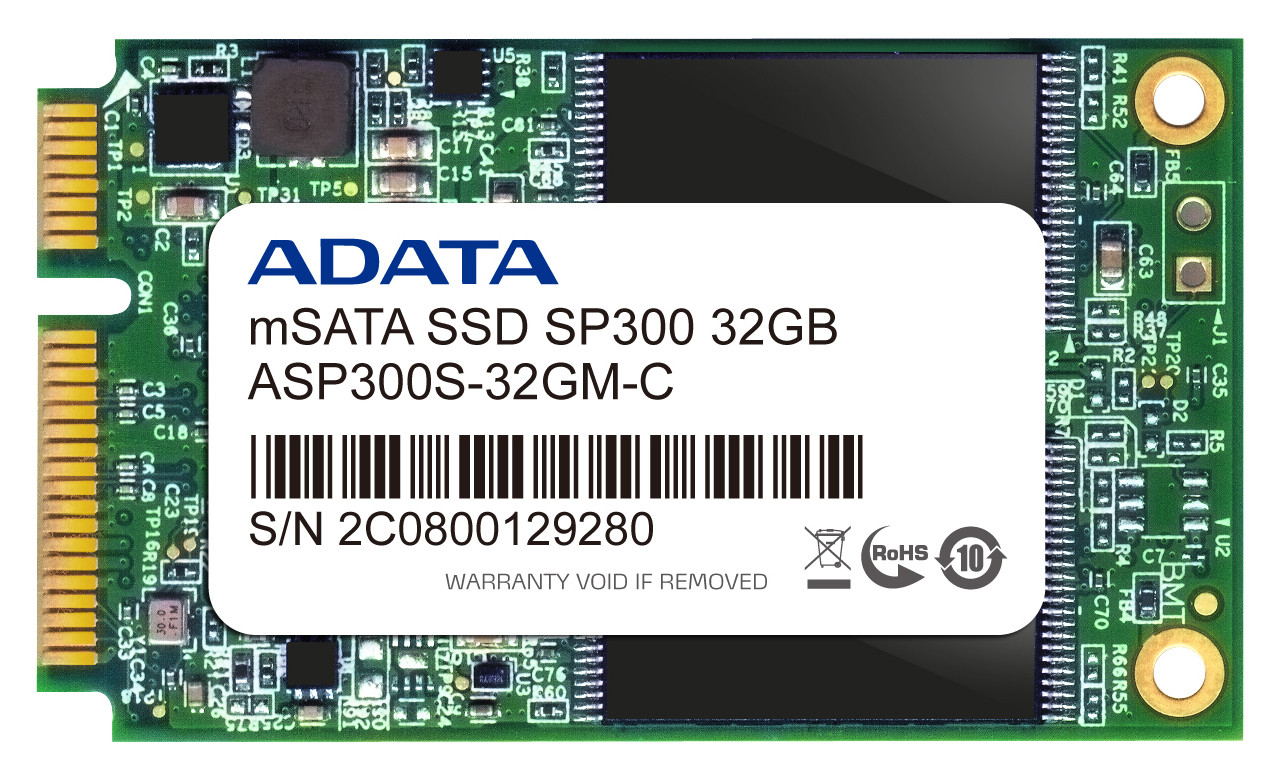 ADATA renouvelle ses SSD mSATA pour l'Intel Smart Response