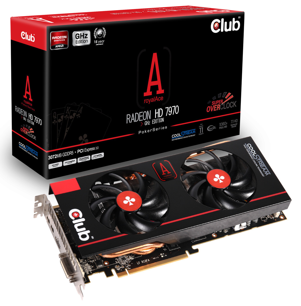 Club 3D Radeon HD 7970 royalAce : peu overclockée mais silencieuse