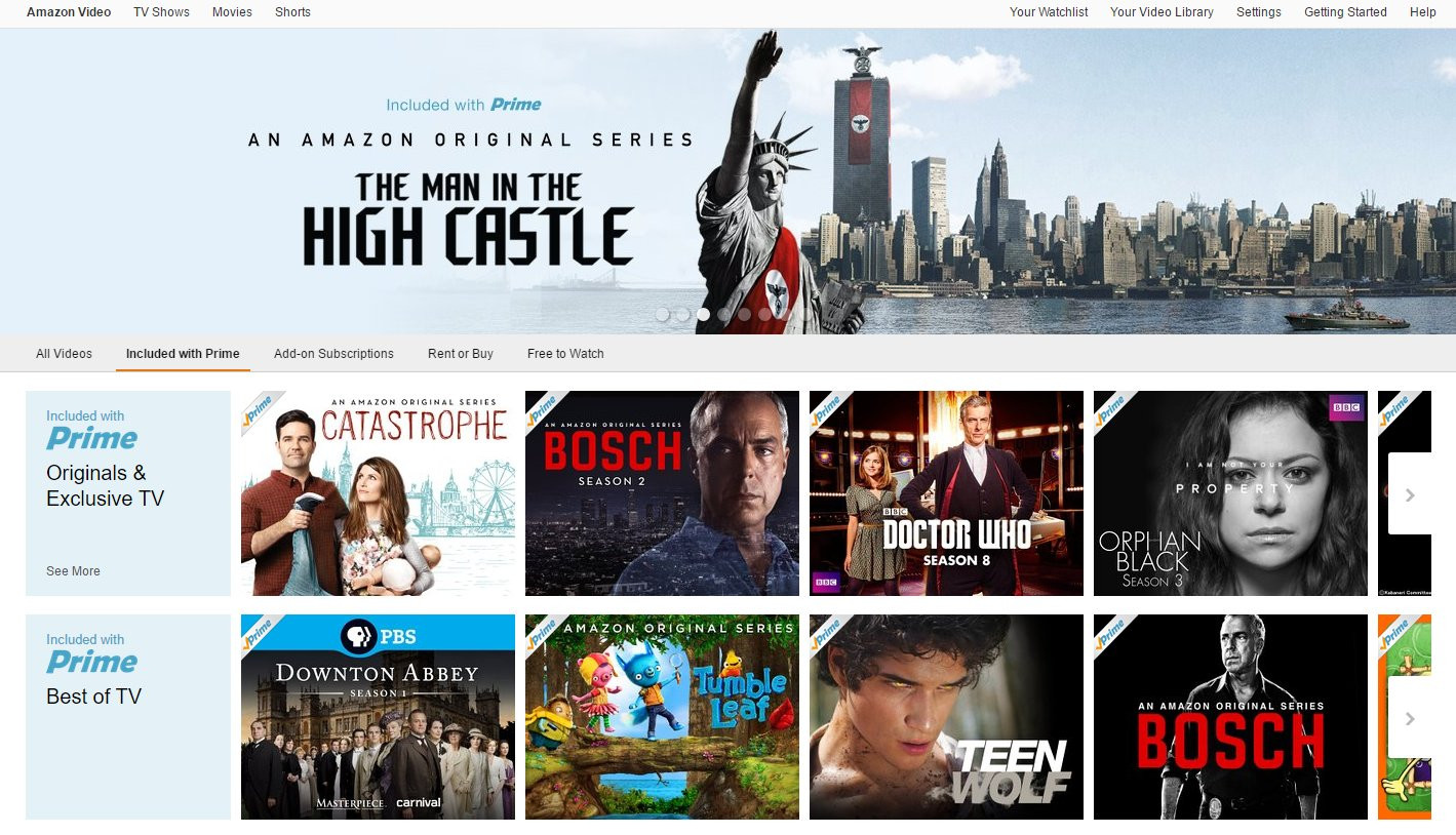 Amazon Prime Video : concurrent de Netflix à 8,99 dollars par mois
