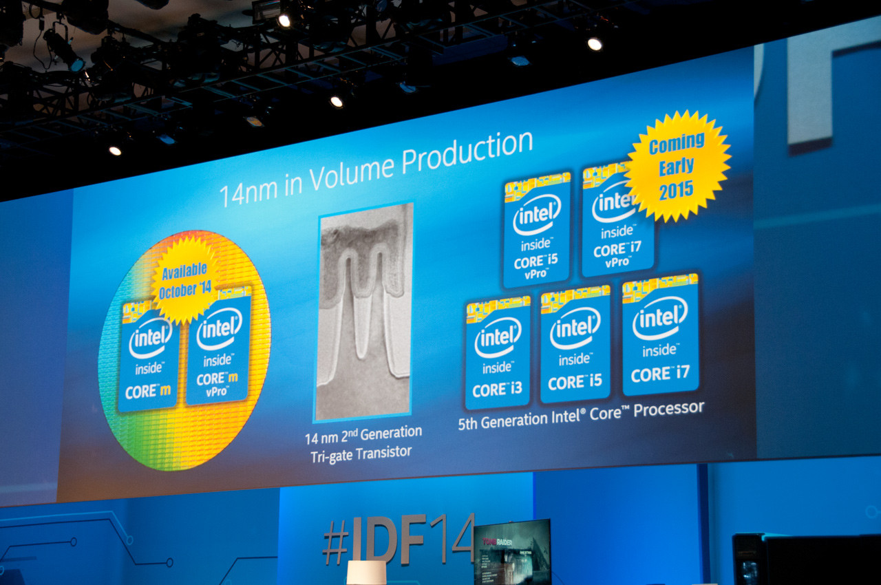 IDF 2014 : Intel Core M : PCN, nouveau stepping et TDP flottant