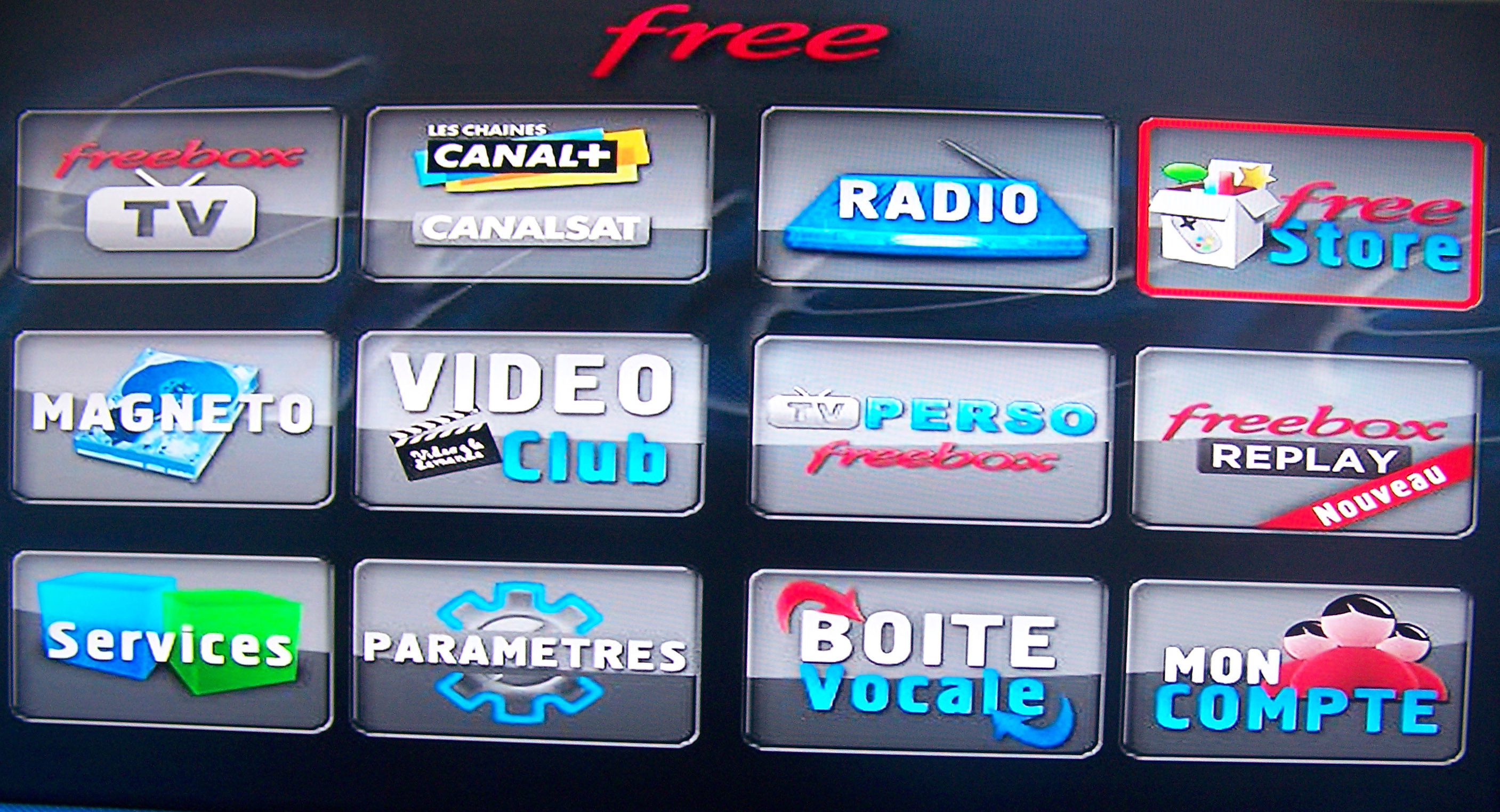 Free Store : les applications s'invitent sur la Freebox HD