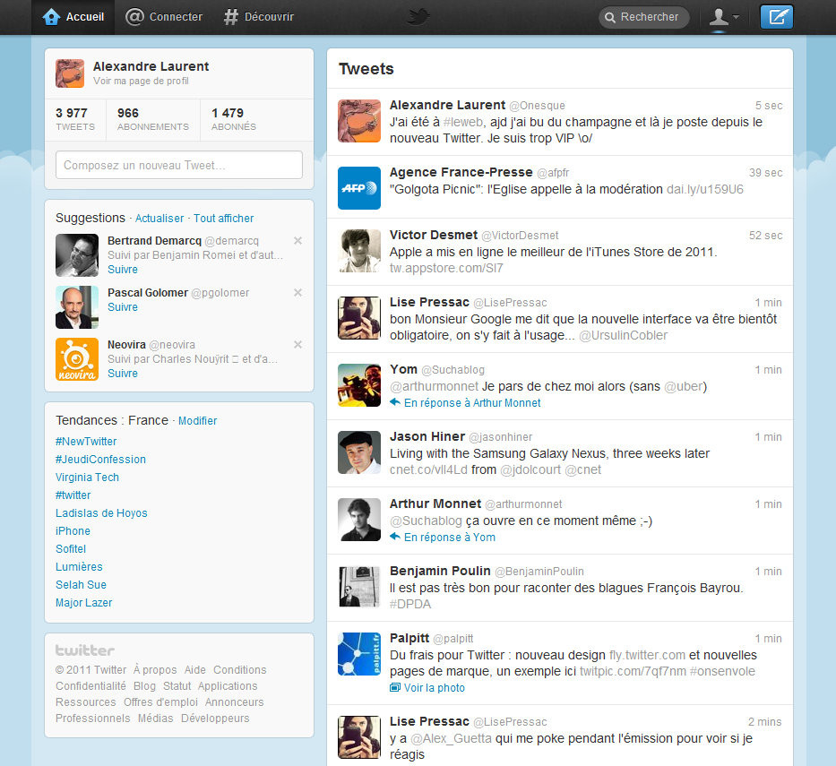 Web et mobile, Twitter inaugure sa nouvelle interface