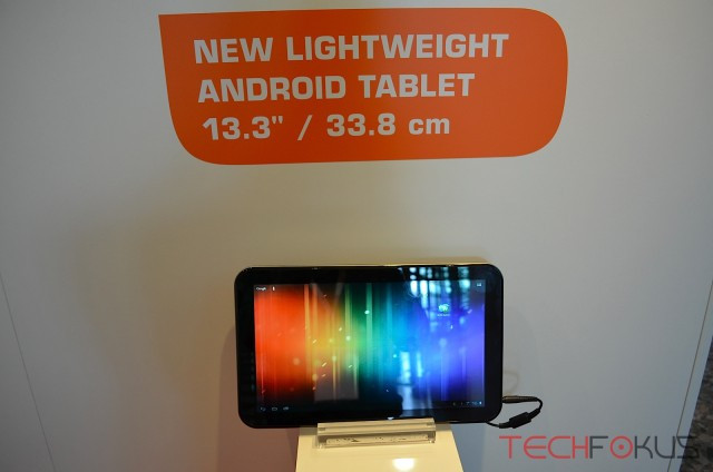AT330 : prototype de tablette Android 13 pouces chez Toshiba