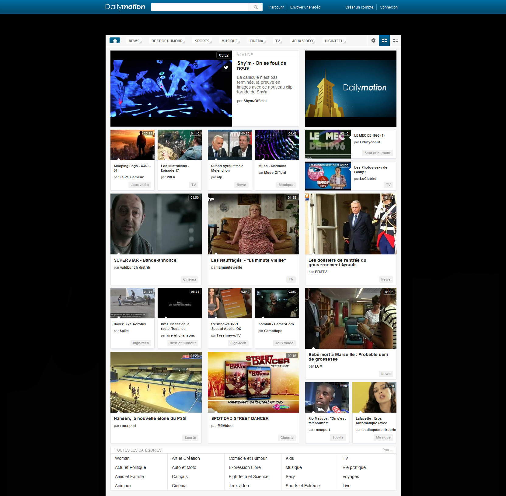 Dailymotion dévoile sa future page d'accueil
