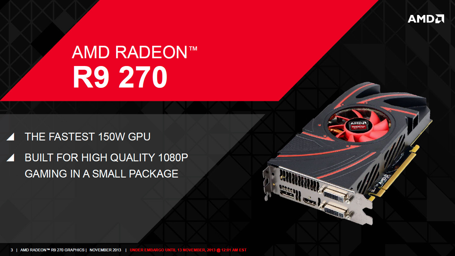 AMD annonce la Radeon R9 270