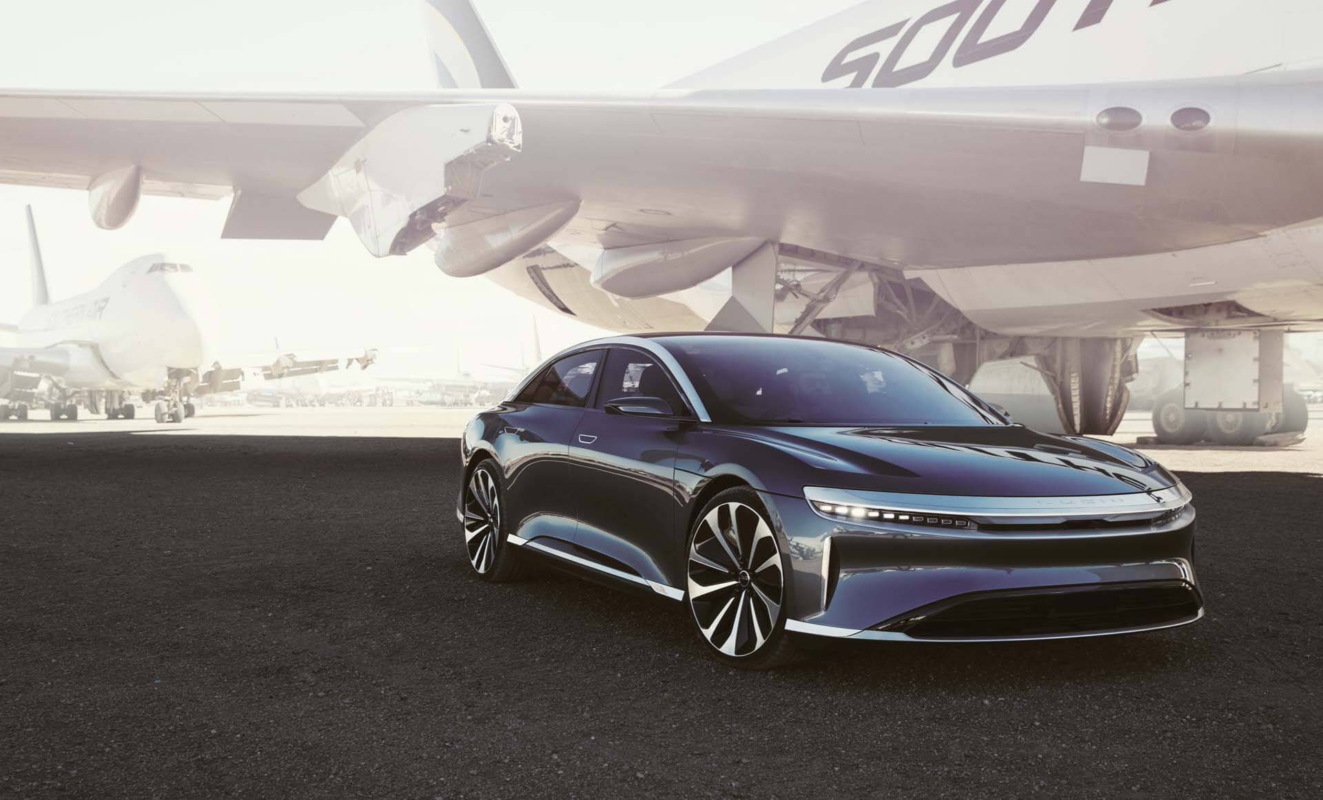 Lucid présente sa flotte de prototypes bêta de sa Lucid Air