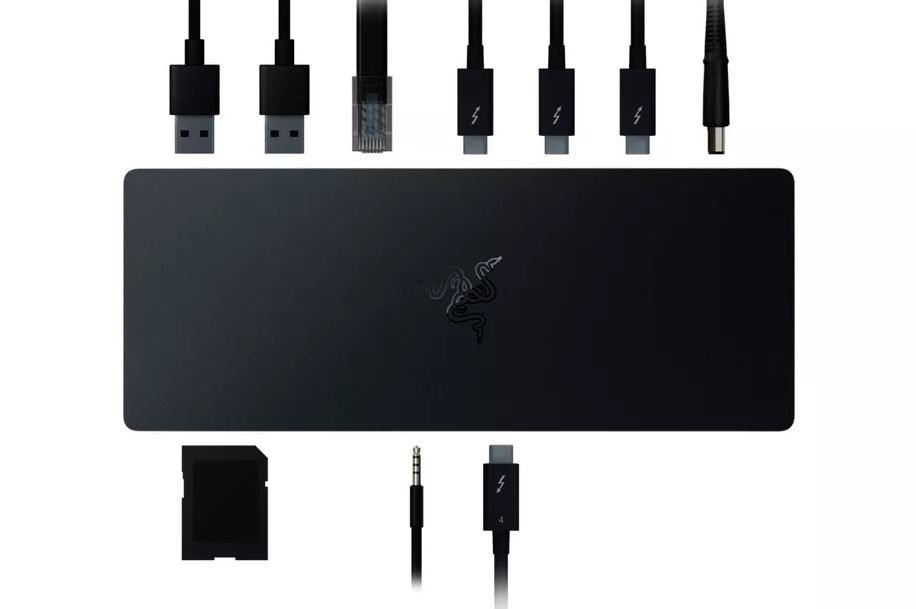 Razer dévoile un hub Thunderbolt 4, RGB et compatible avec le futur USB4