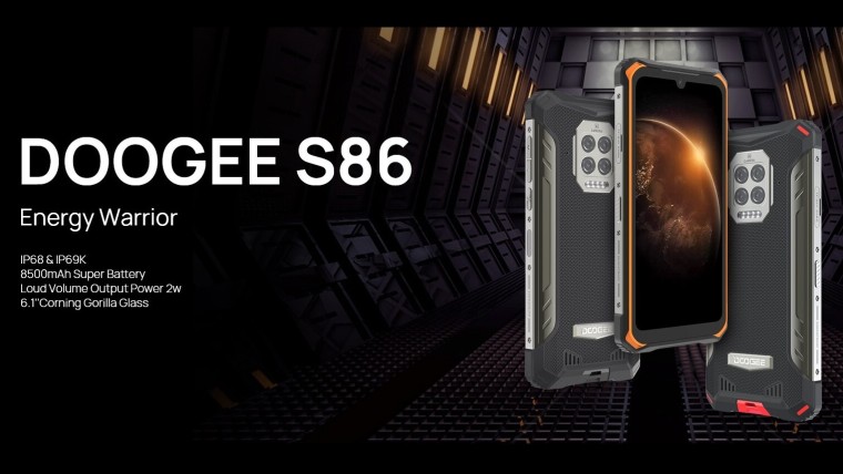 DOOGEE S86 dévoile un nouveau smartphone doté d'une très grosse batterie de 8500 mAh