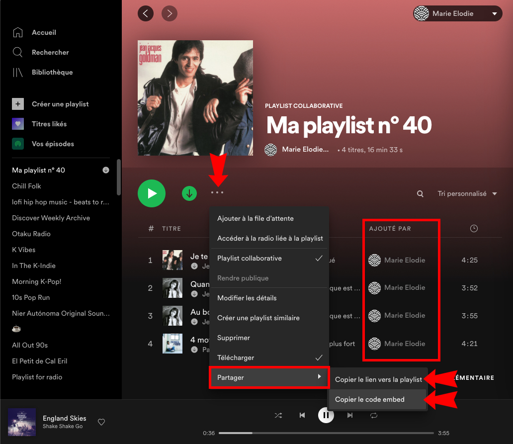 Comment faire une liste d'écoute collaborative sur Spotify