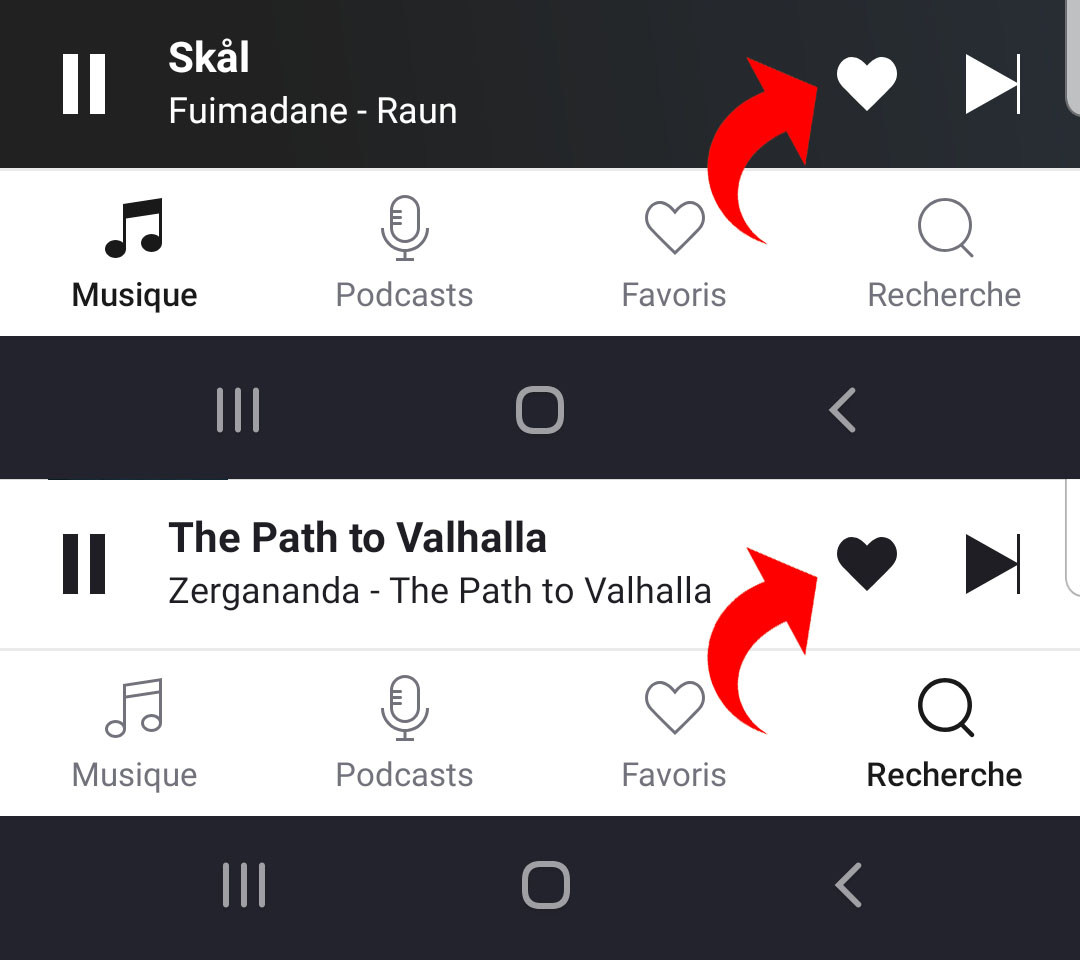 Comment ajouter un morceau à ses coups de cœur sur Deezer