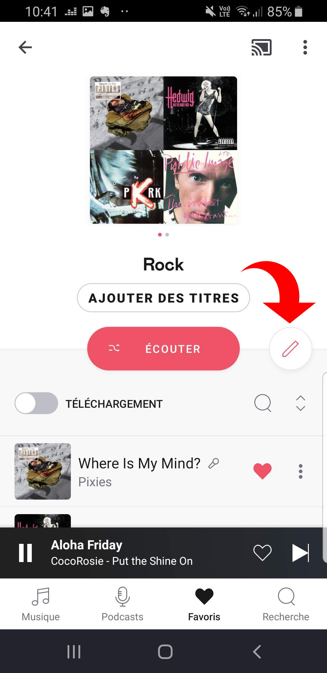 Comment créer, modifier ou supprimer une playlist sur Deezer