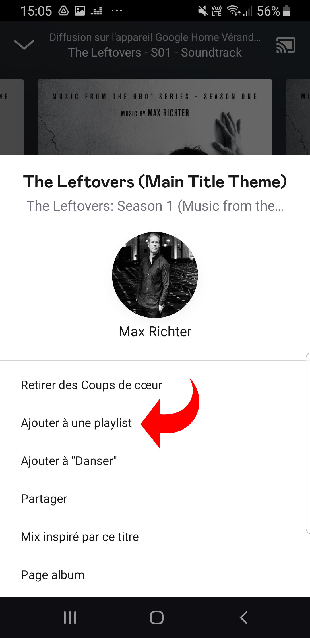 Comment ajouter un morceau à une playlist sur Deezer