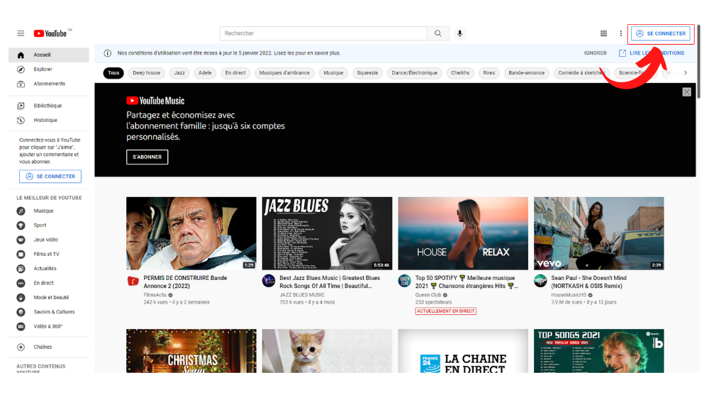 Comment créer un compte YouTube