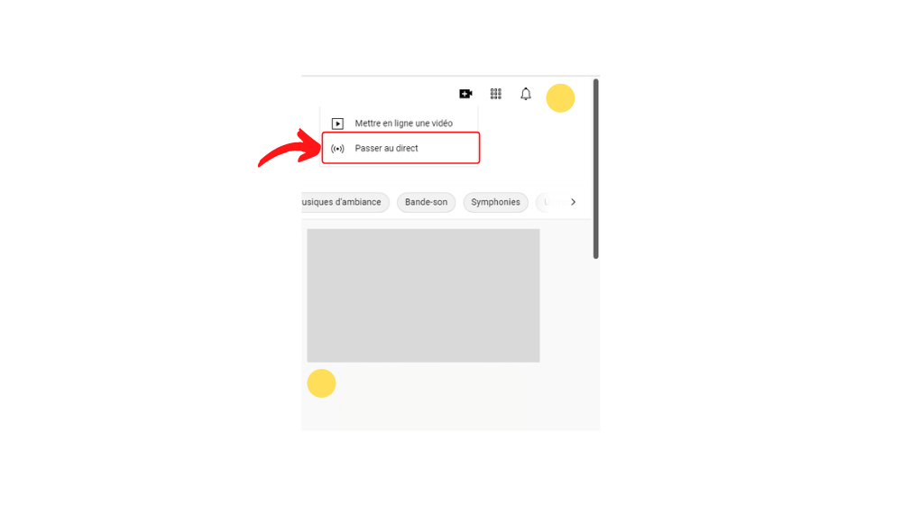 Comment créer un évènement en direct sur YouTube