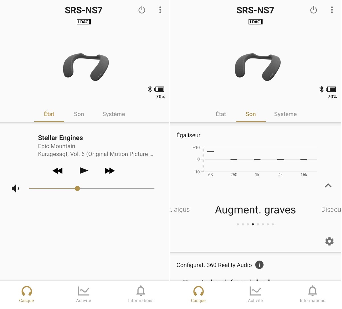 Test Sony SRS-NS7 : une expérience immersive réussie pour cette ...
