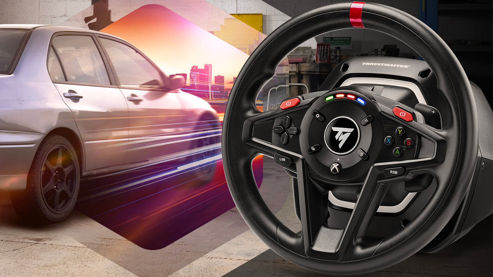 Le kit volant + pédale de chez Thrustmaster est disponible à moins de ...