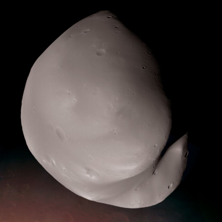 La sonde Hope nous offre de spectaculaires photos de la petite lune Deimos