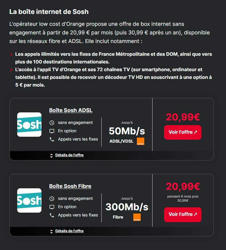 Découvrez le comparateur des offres box Internet de Clubic