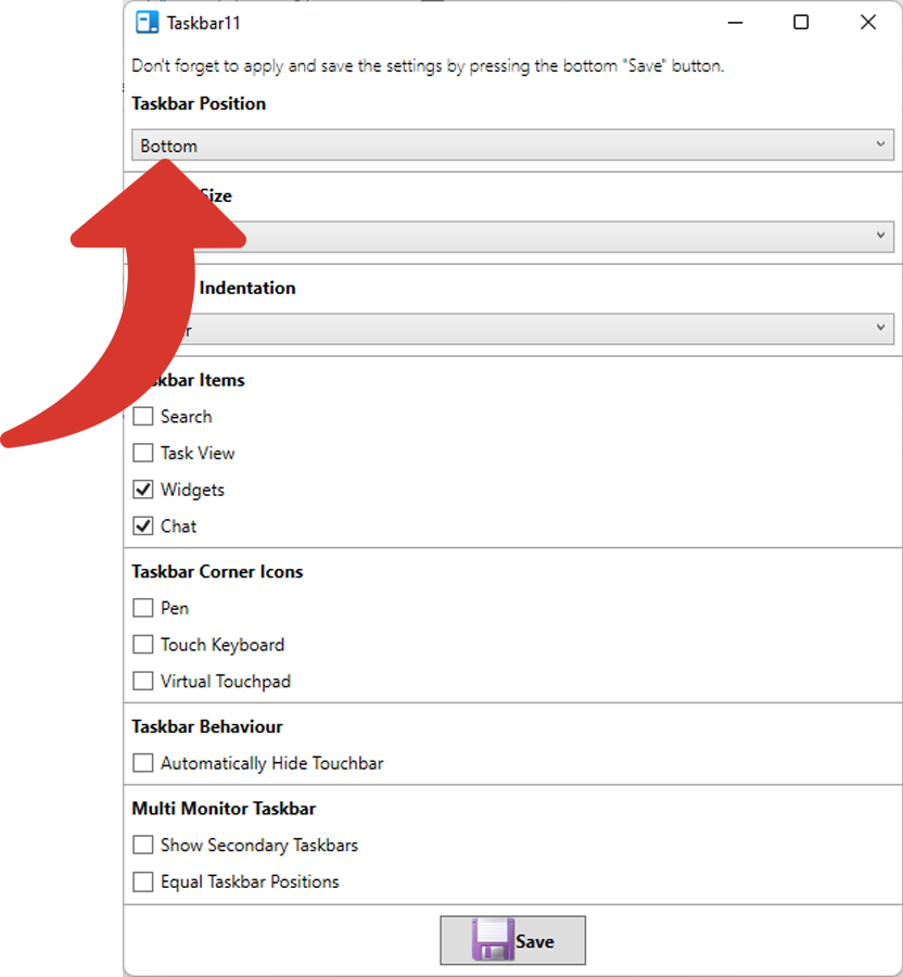 Comment déplacer la barre des tâches dans Windows 11